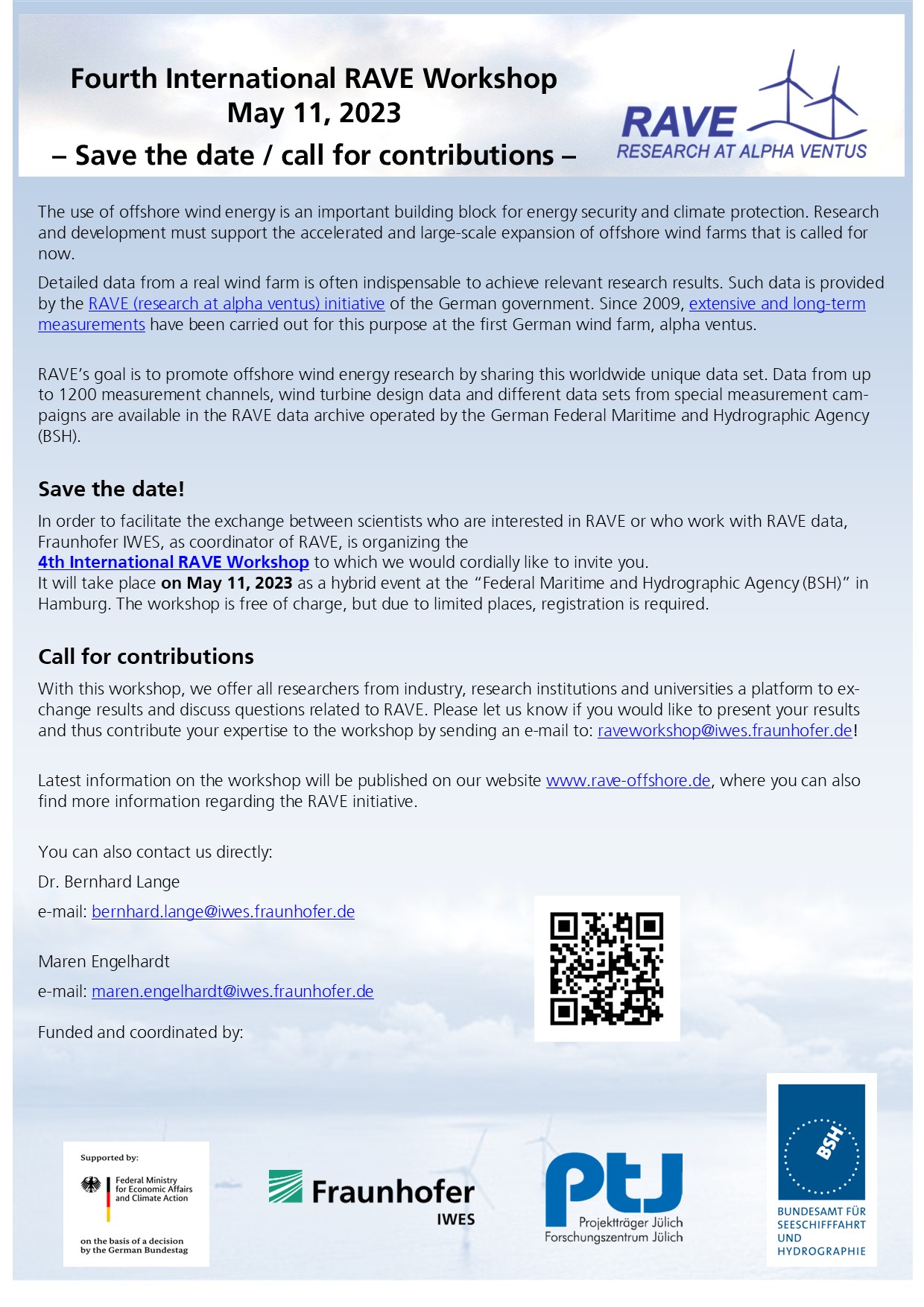 Conference - RAVE: Research at alpha ventus